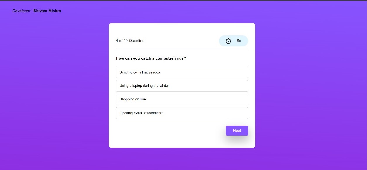 Portfolio | Shivam Mishra
